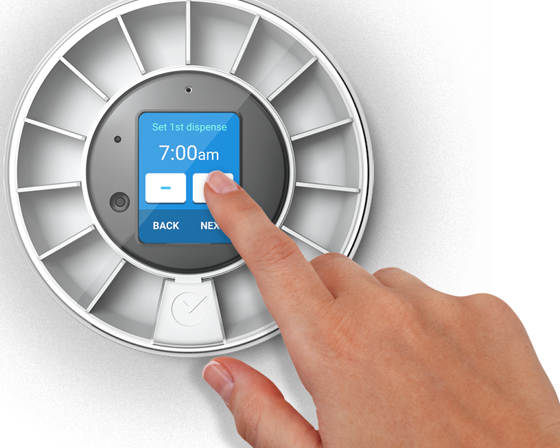 Dose Flip Med Dispenser – Assisted Living Technologies, Inc.